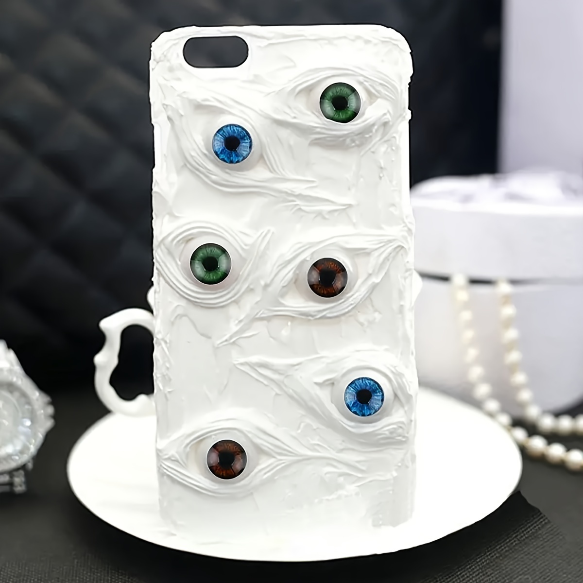 6 Colors Acrylic Eyeball Kit Diy - Temu Australia