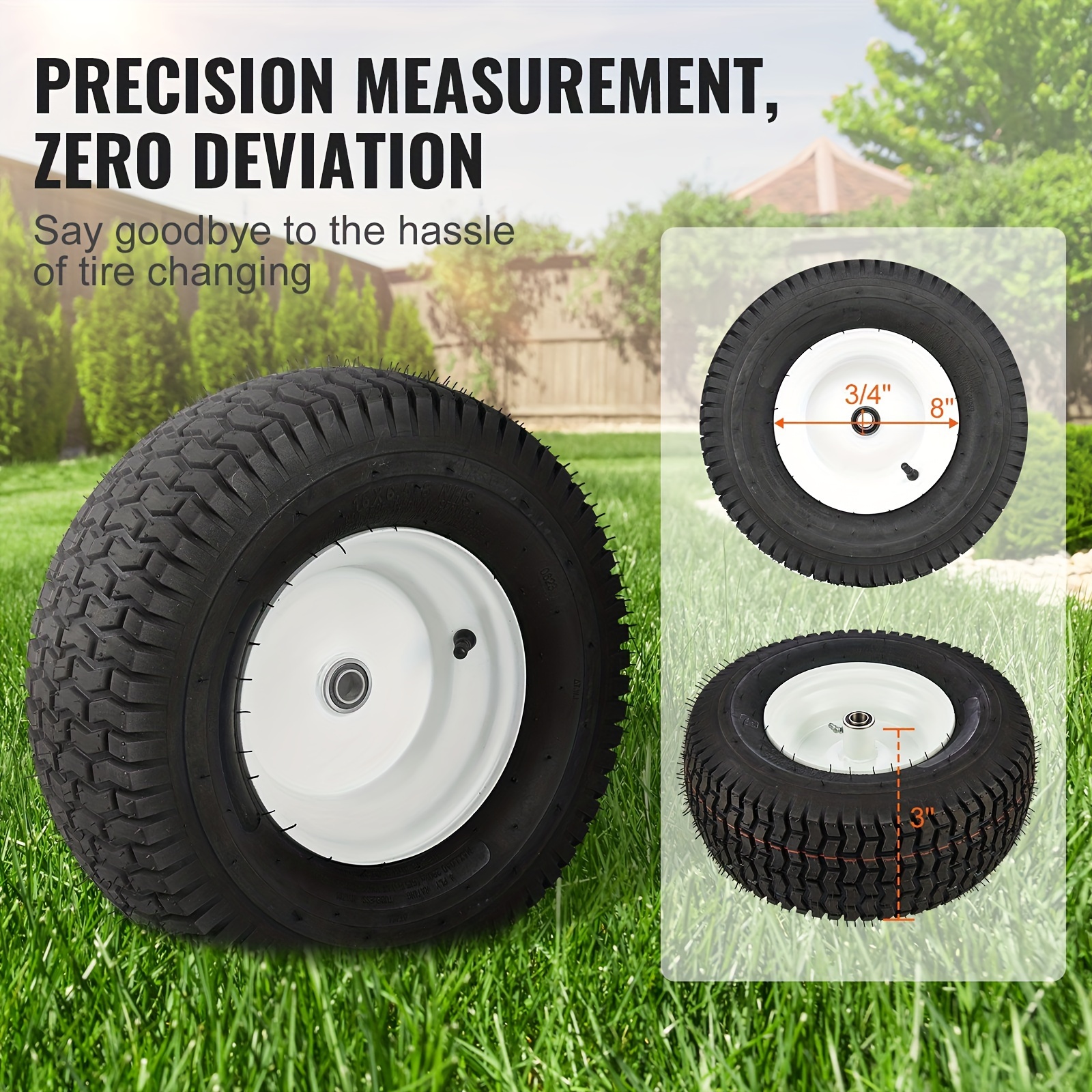 Lawn Mower Tires Rim - Temu