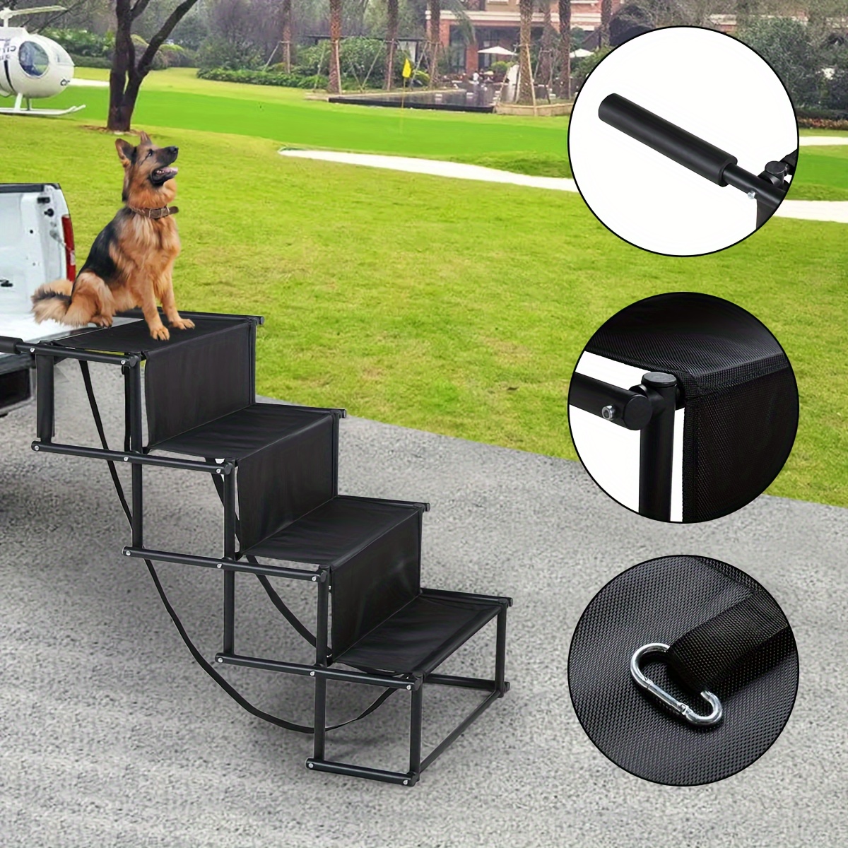 dog ramp sold on Temu United States
