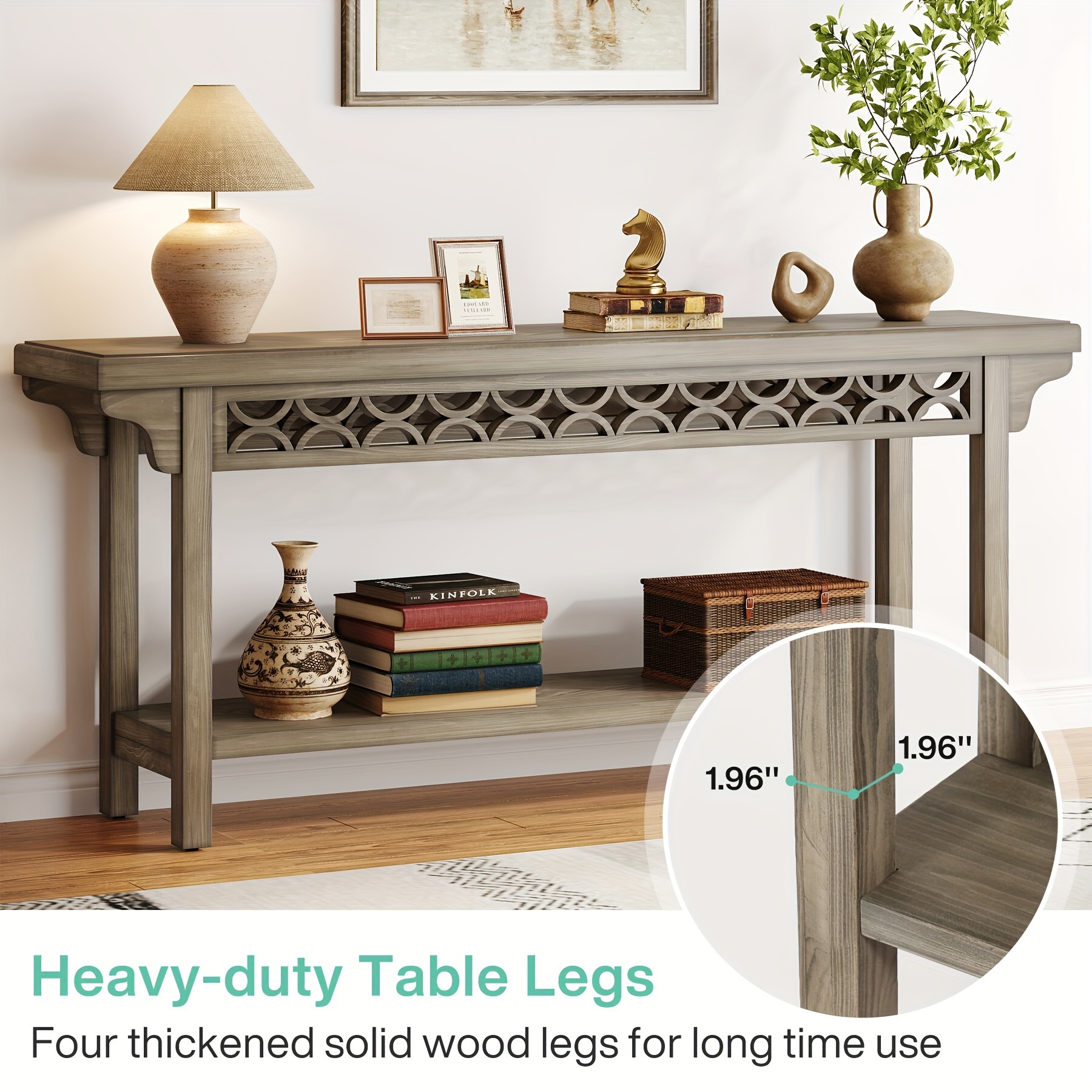 Long hallway console table store
