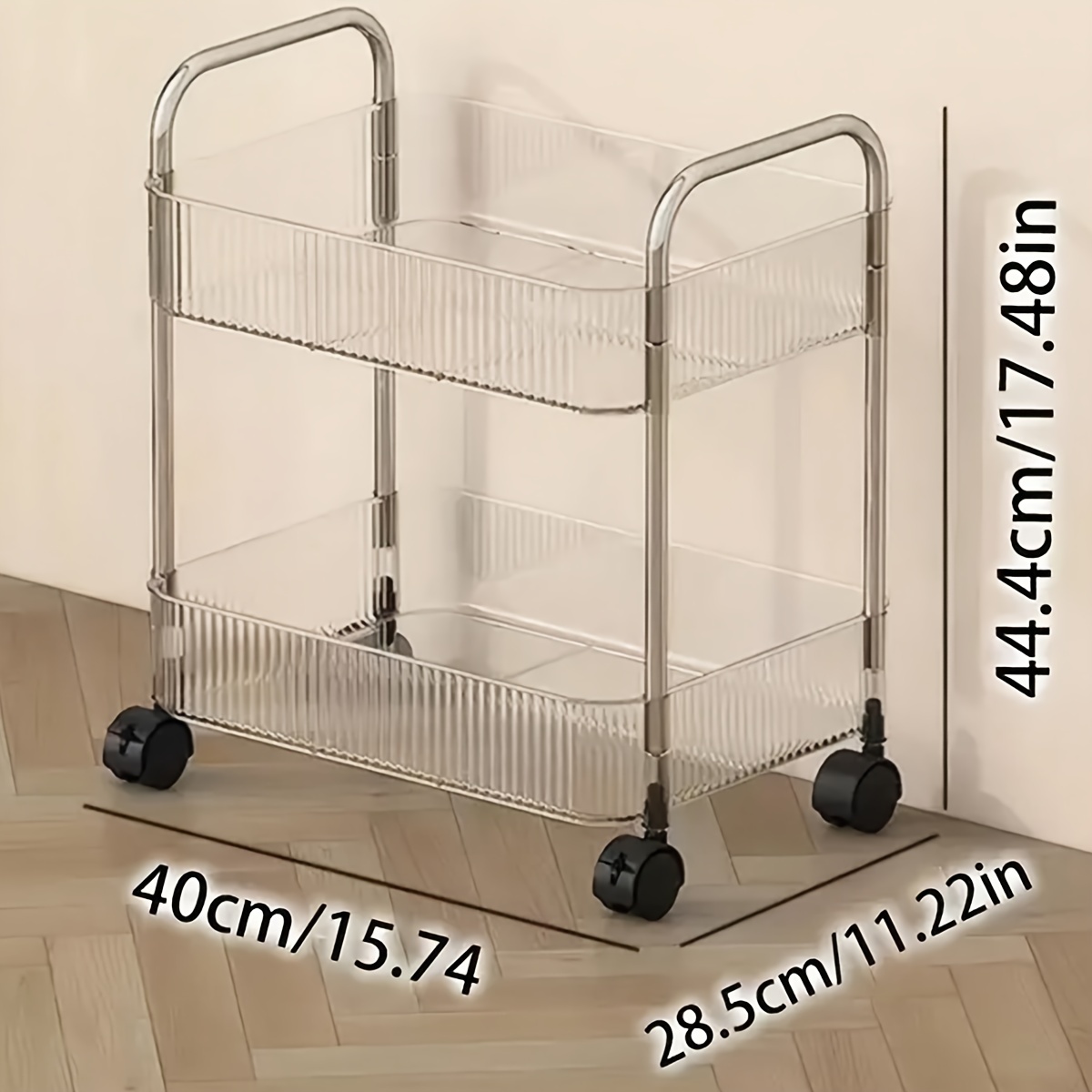 2/3 tier storage rack wheels kitchen storage utility cart - Temu Canada