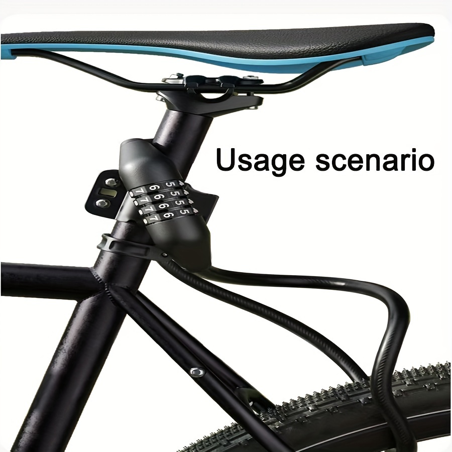 Heavy duty Mountain Bike Lock 4 Combination - Temu