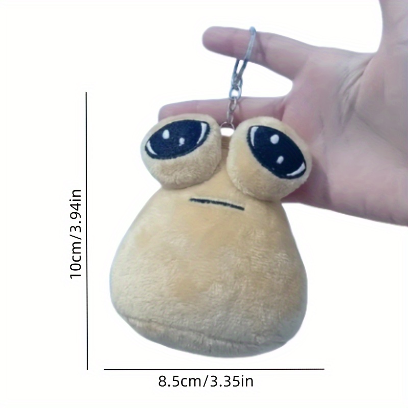 Game Pou Plush Keychain For Men Emotional Plush Keychain For Backpack ...