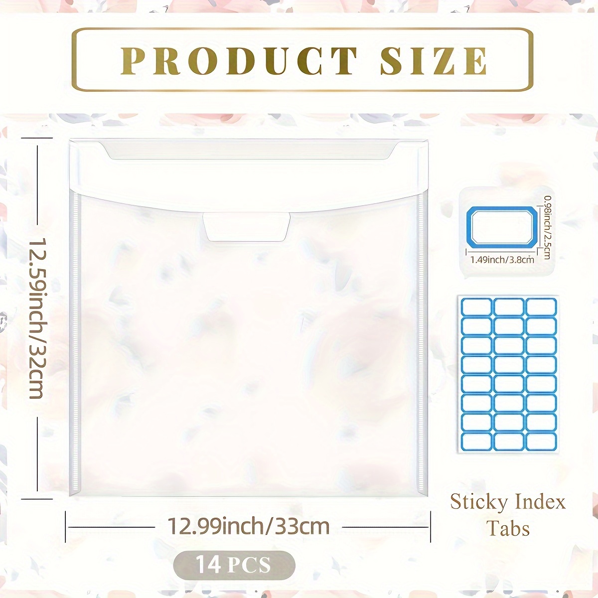 Органайзер за съхранение на хартия за албуми с етикети Temu Bulgaria