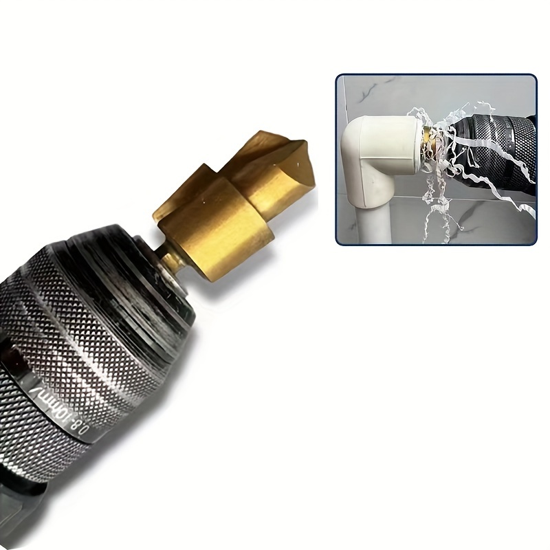 3pcs Hexagonal Shank Stepped Counterbore Drill Bits Steel Ppr Pipe ...