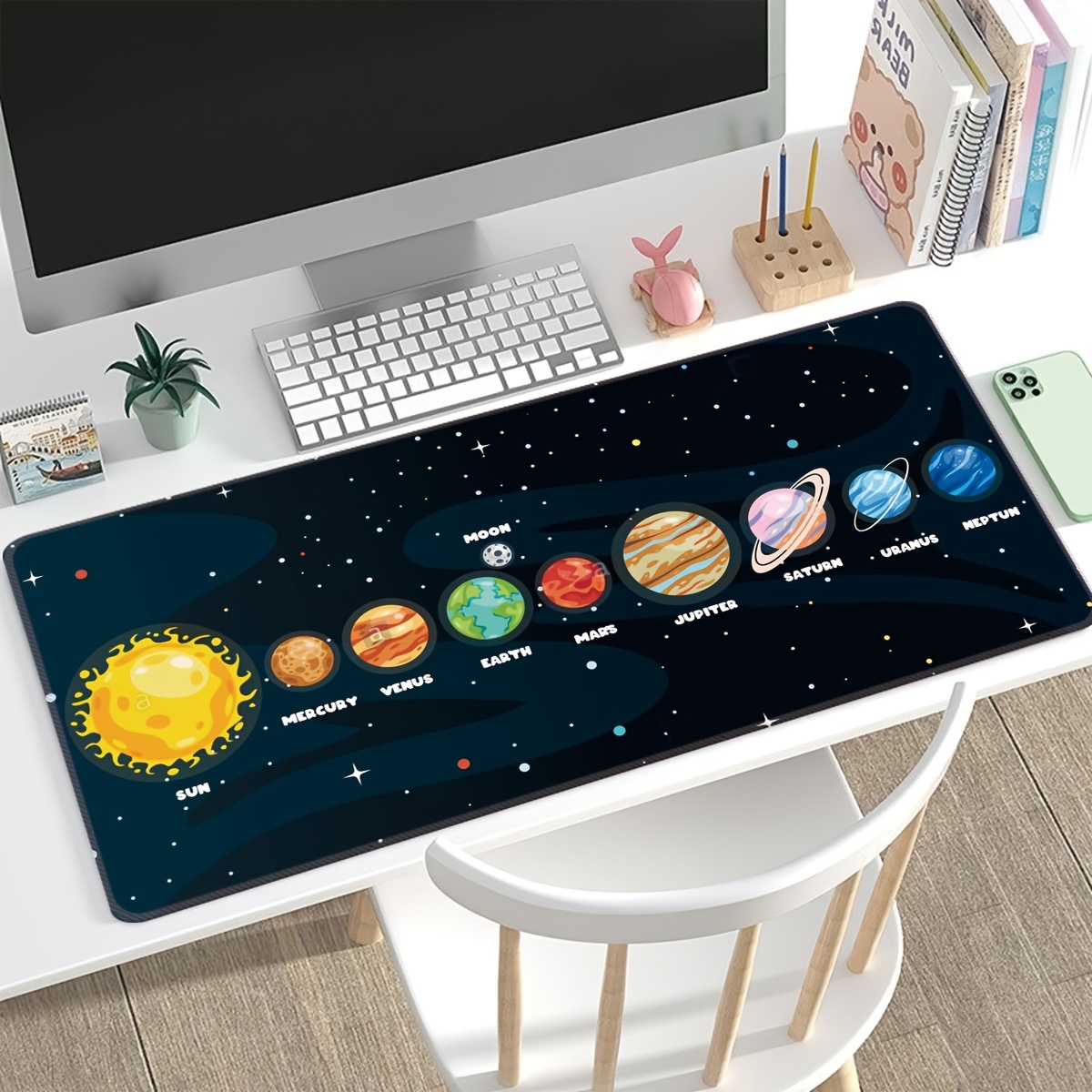 Universe Starry Sky Solar System Mouse Pad Desktop Pad Large - Temu Canada