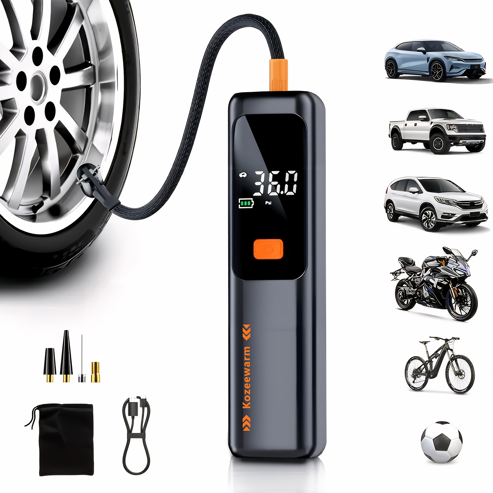 car air pressure pump sold on Temu United States