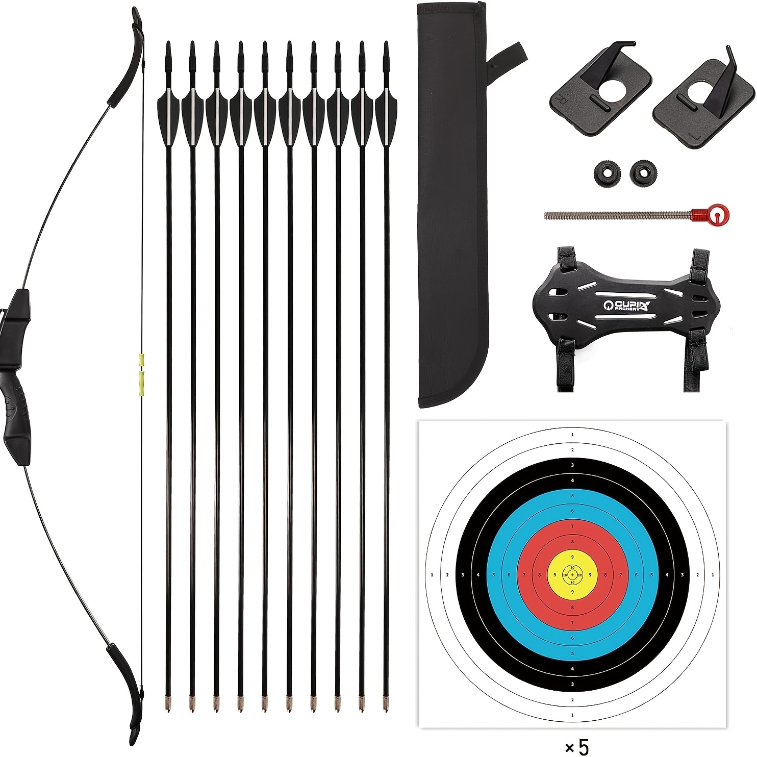 archery gear sold on Temu United States
