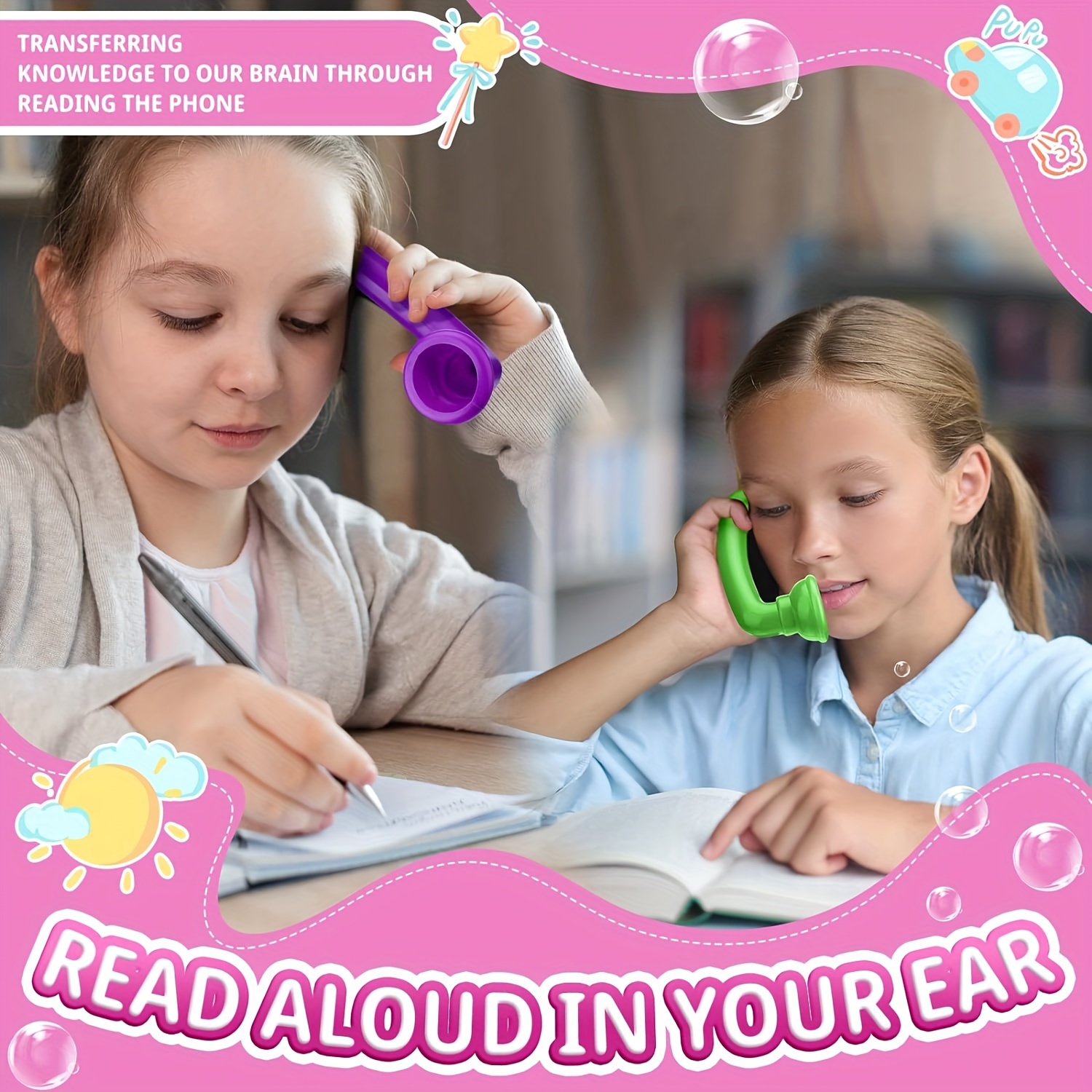Reading Classroom Manipulative Phones Auditory Feedback - Temu