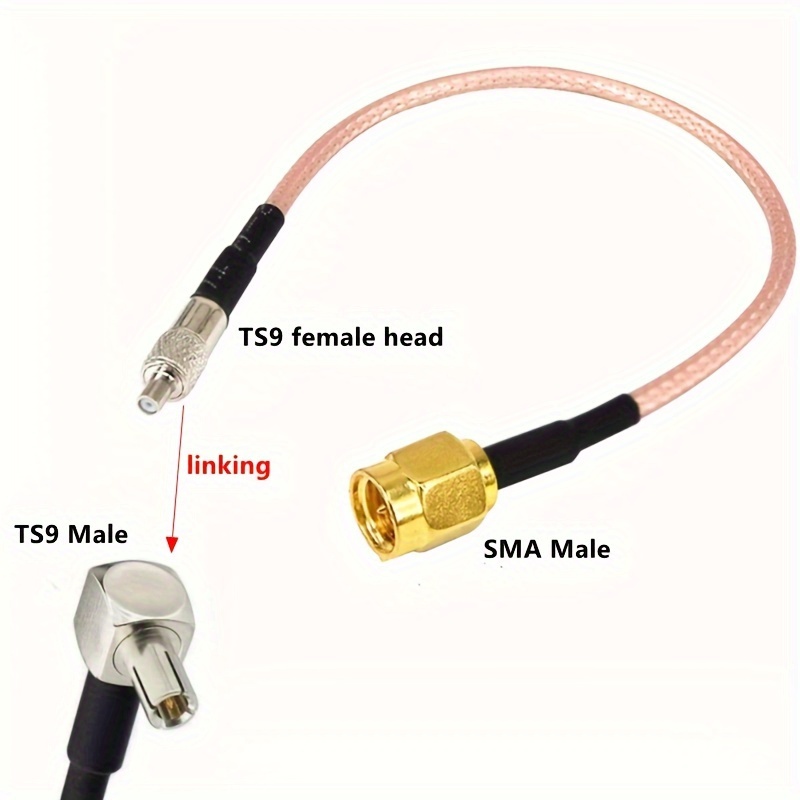 sma to ts9 coaxial cable extension multiple lengths to ts9 female ...