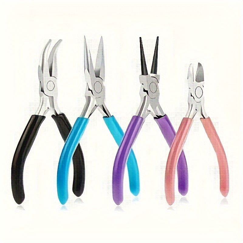 Jewelry Making Kit: Includes Wire Cutters Round Nose Pliers - Temu