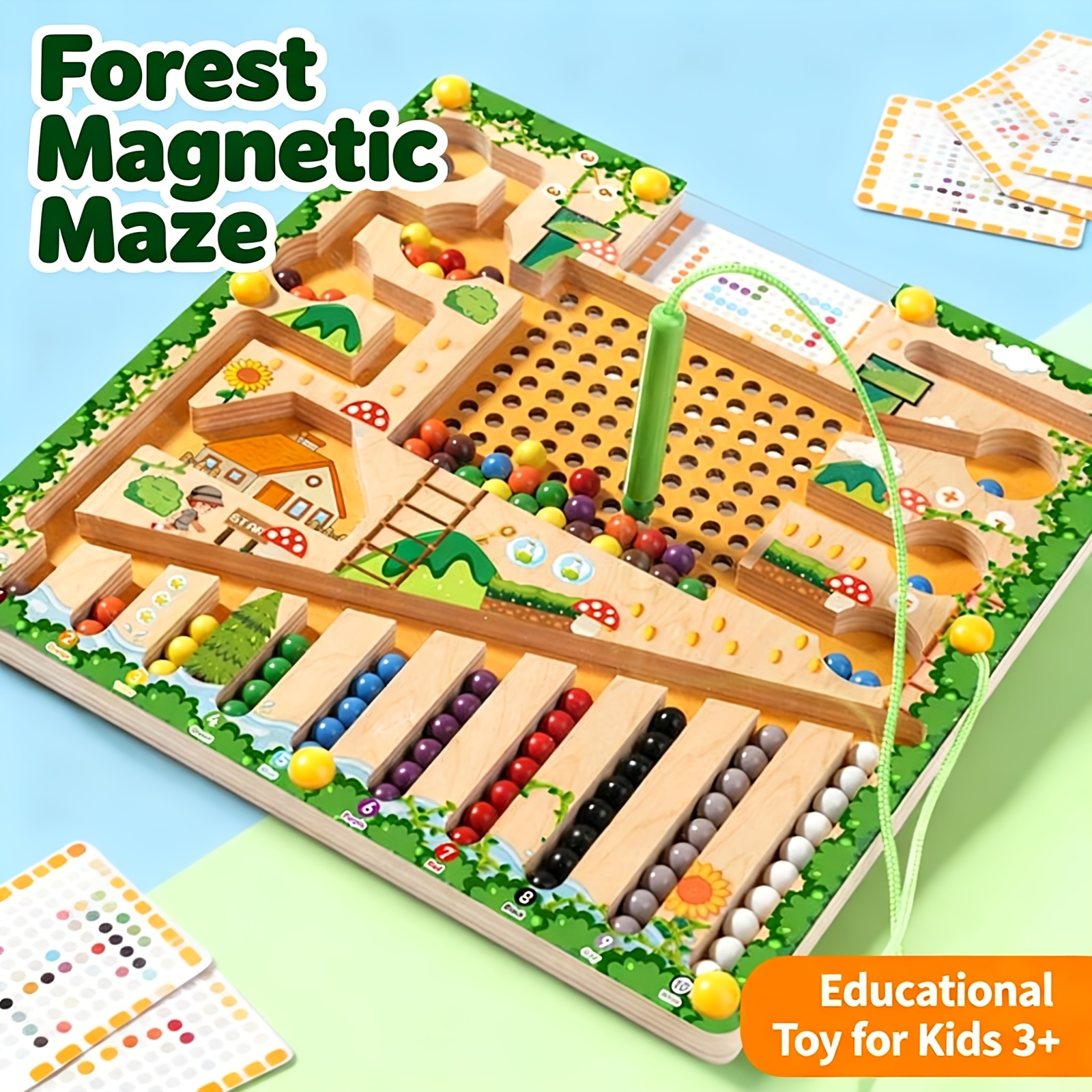 wooden toys toddlers sold on Temu United States