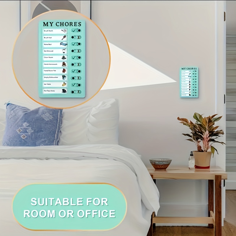 2 Checklist Boards + 15 Cards Daily Schedule List Board - Temu Australia