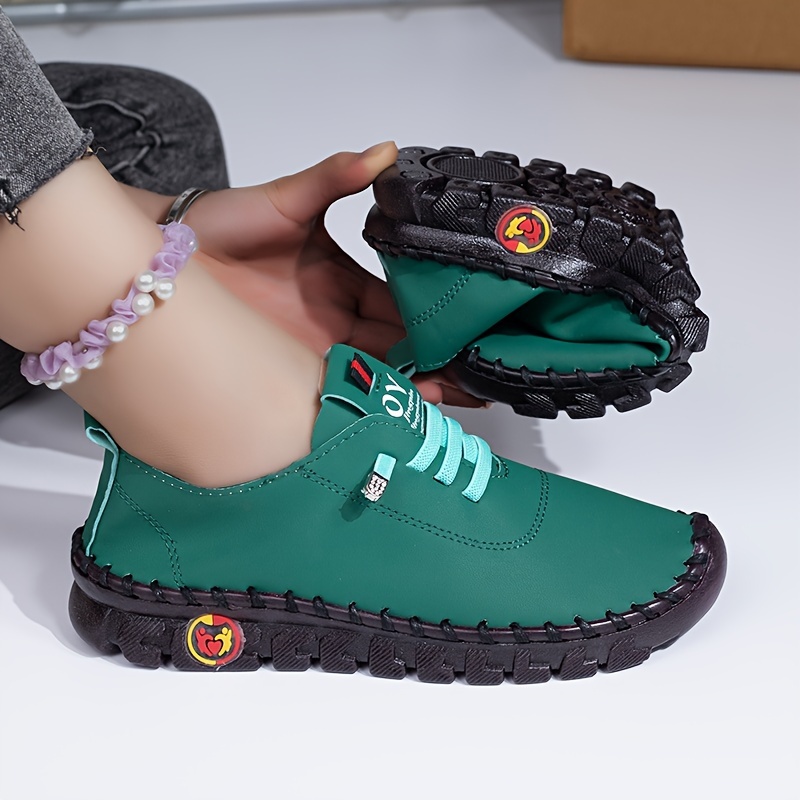 Baskets Plates Femmes Chaussures Basses Décontractées À Bout - Temu France