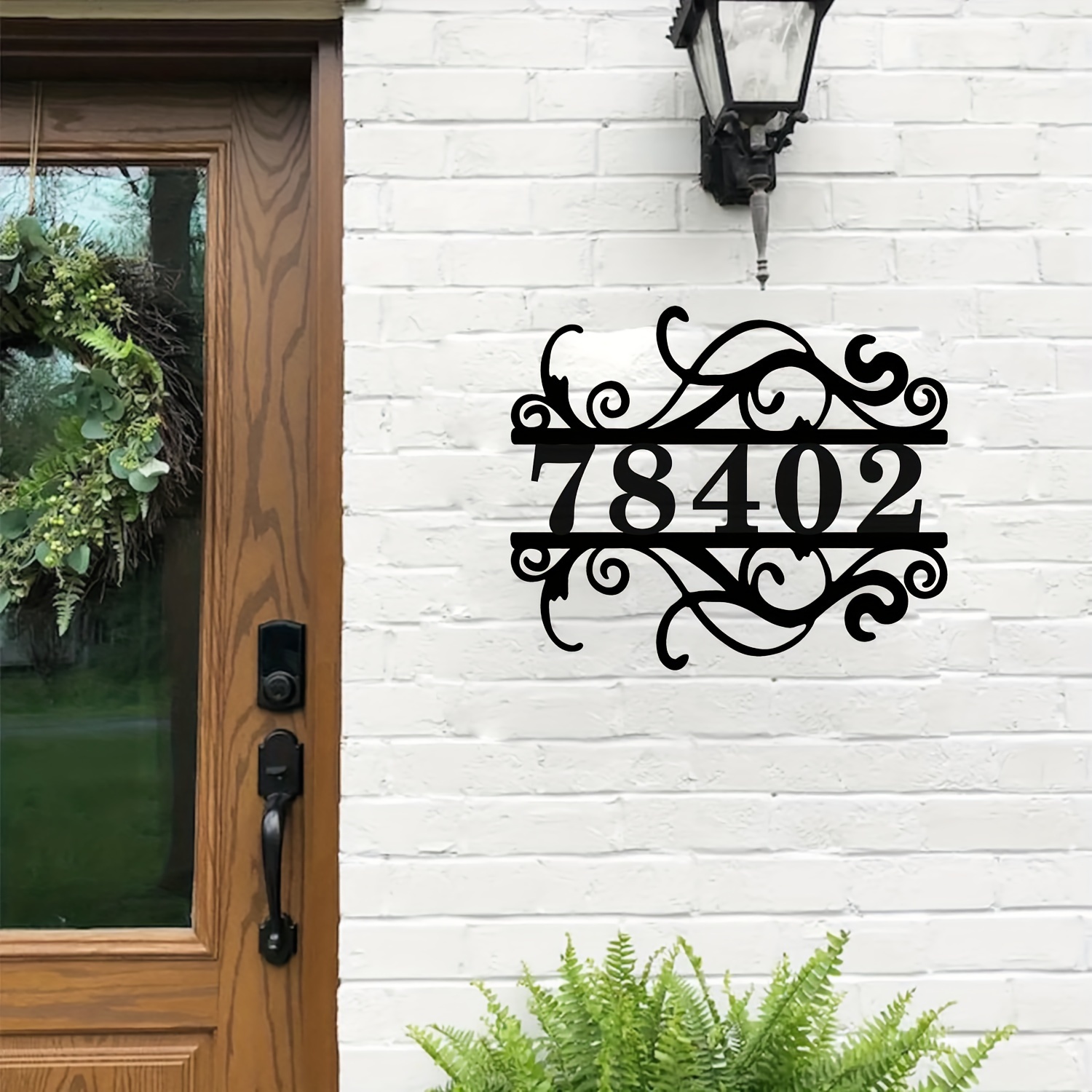 Number Sign: Personalized Metal Address Plaque - Temu