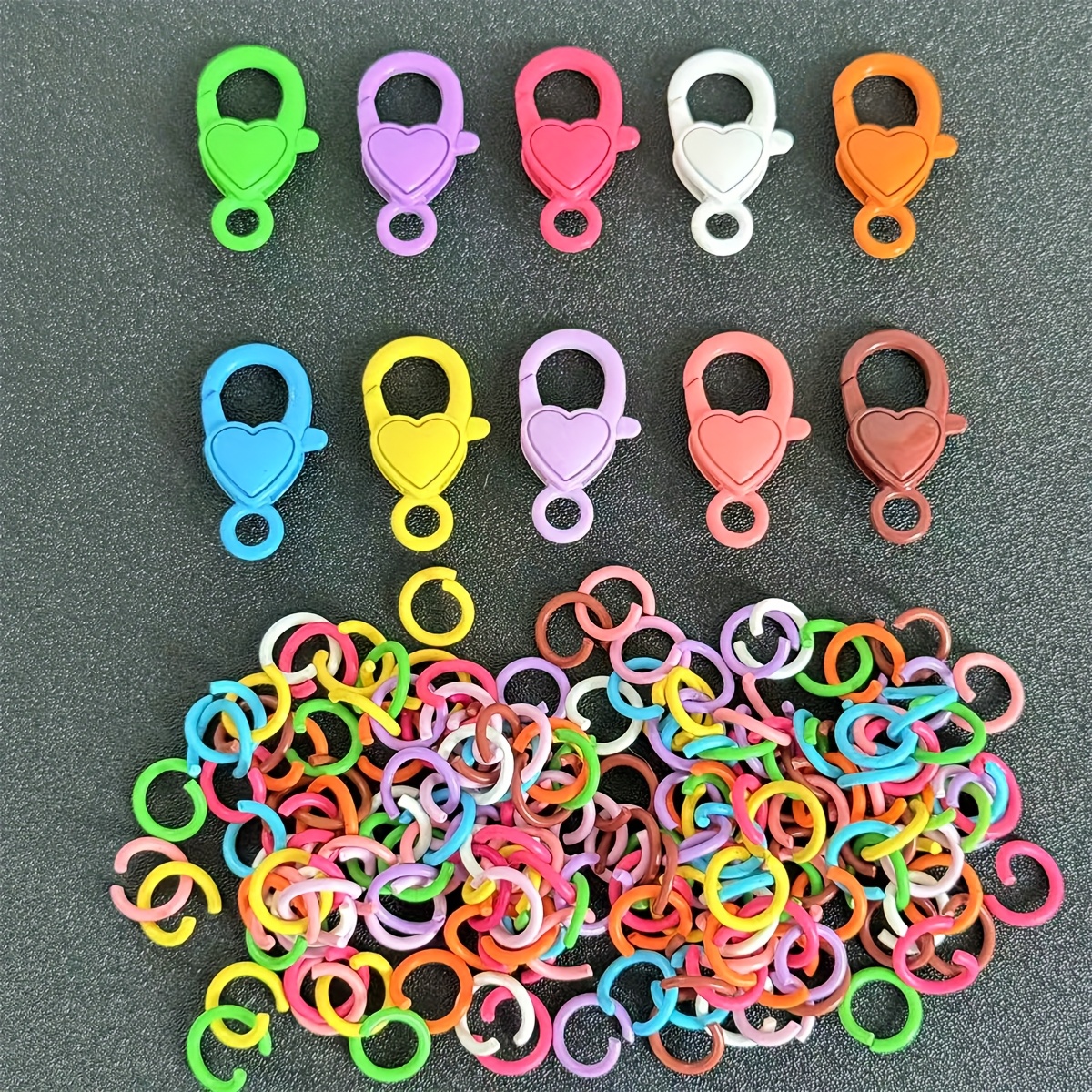keychain making supplies sold on Temu United States