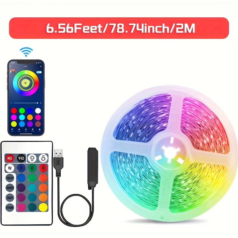 Rgb 5050 Tv Backlight Led Strip Lights Music Rhythm Sync - Temu United ...