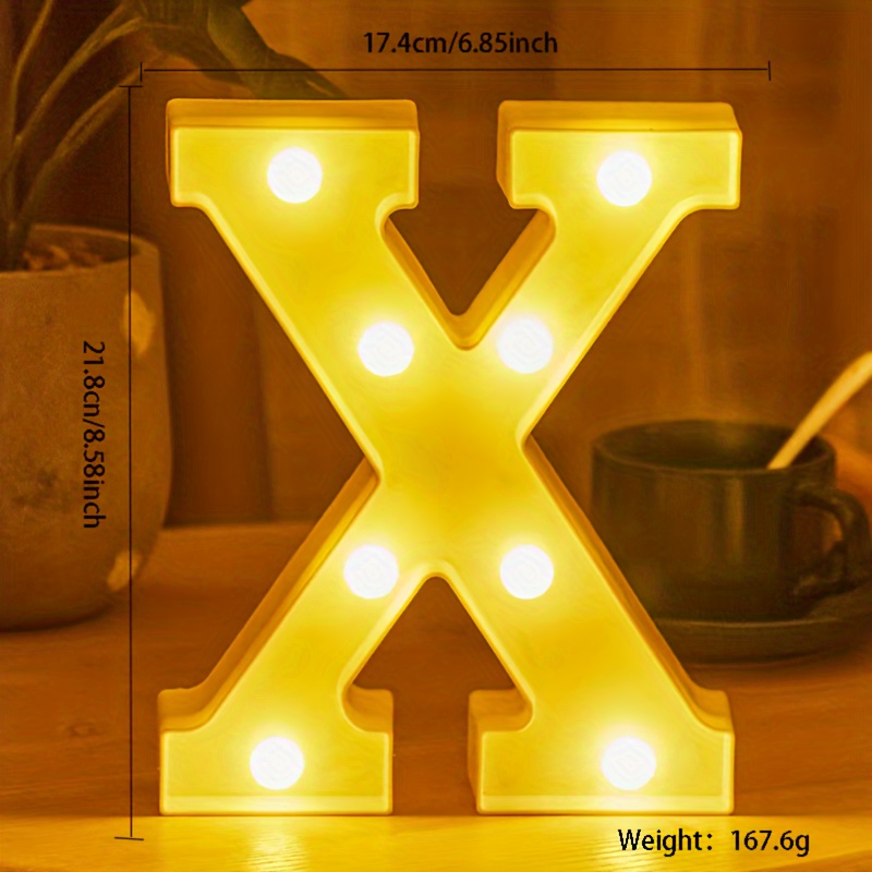 1pc individual led marquee light letters numbers signage - Temu Canada