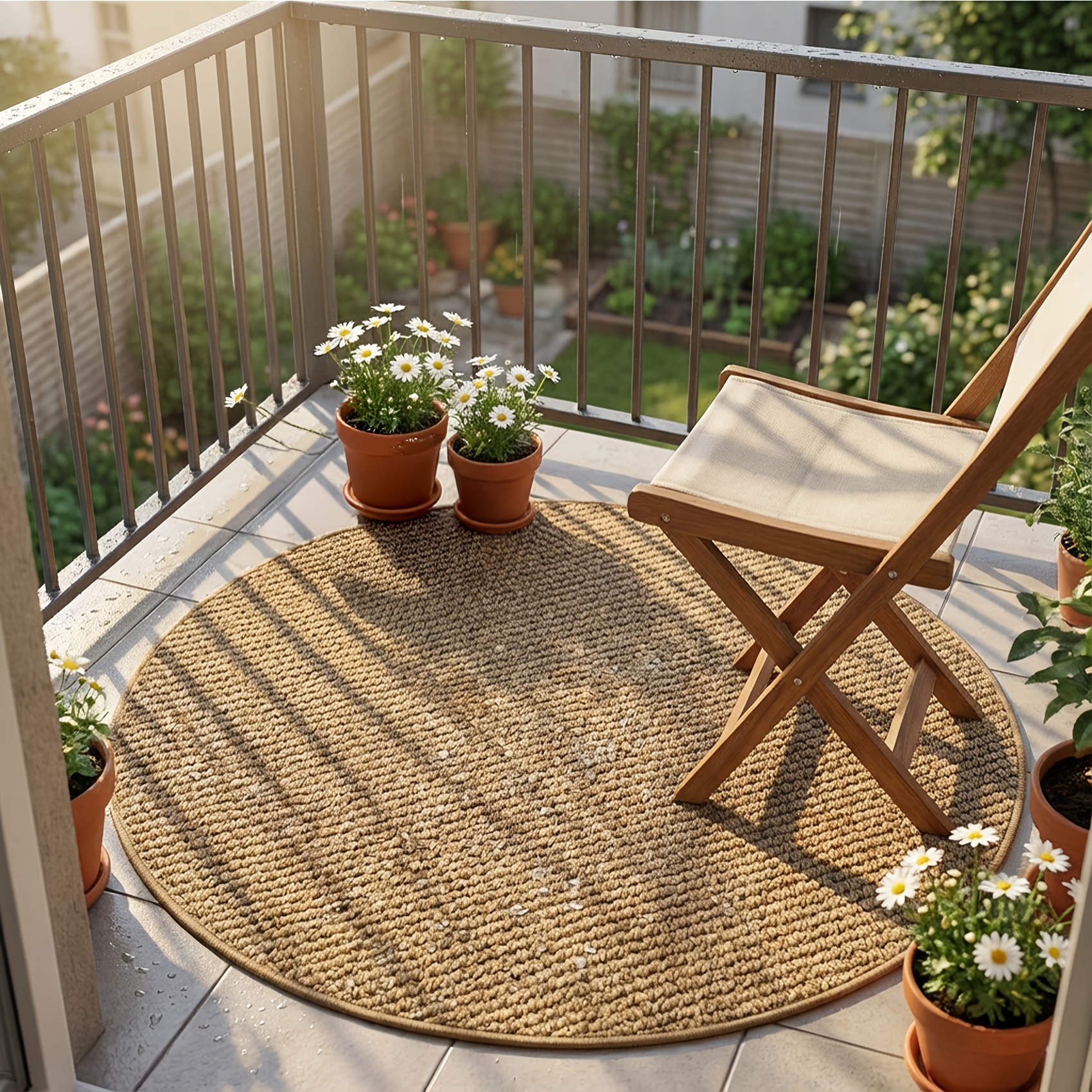 round rug sold on Temu United States