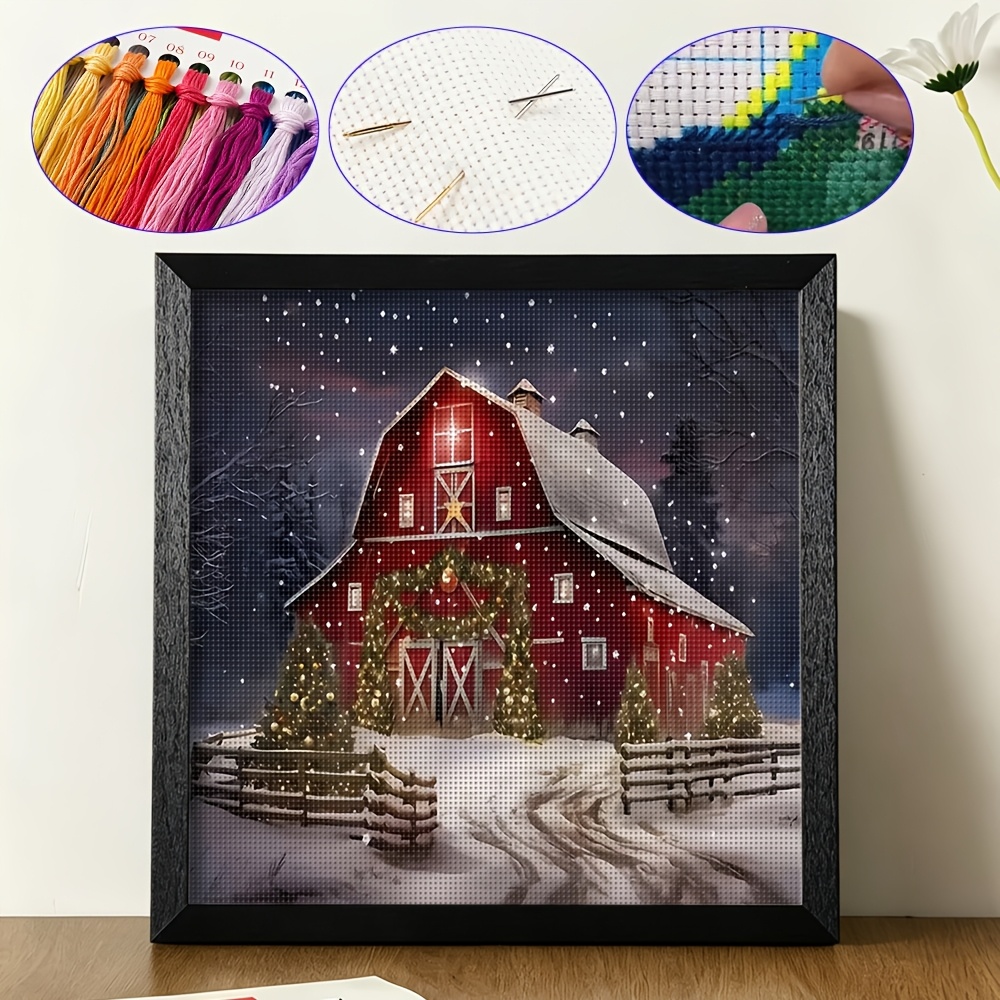 christmas cross stitch kits sold on Temu Canada