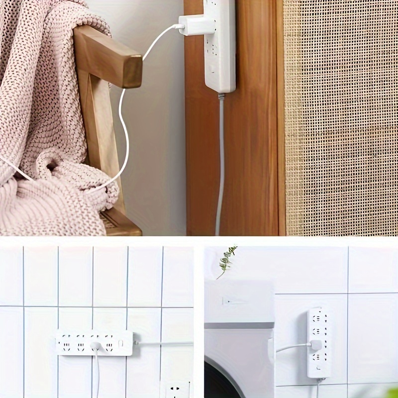 Self adhesive Socket Holder Wall mounted Power Outlet - Temu