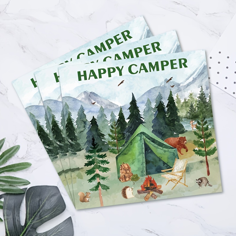 New Happy Forest Camping Travel Harmony Party - Temu
