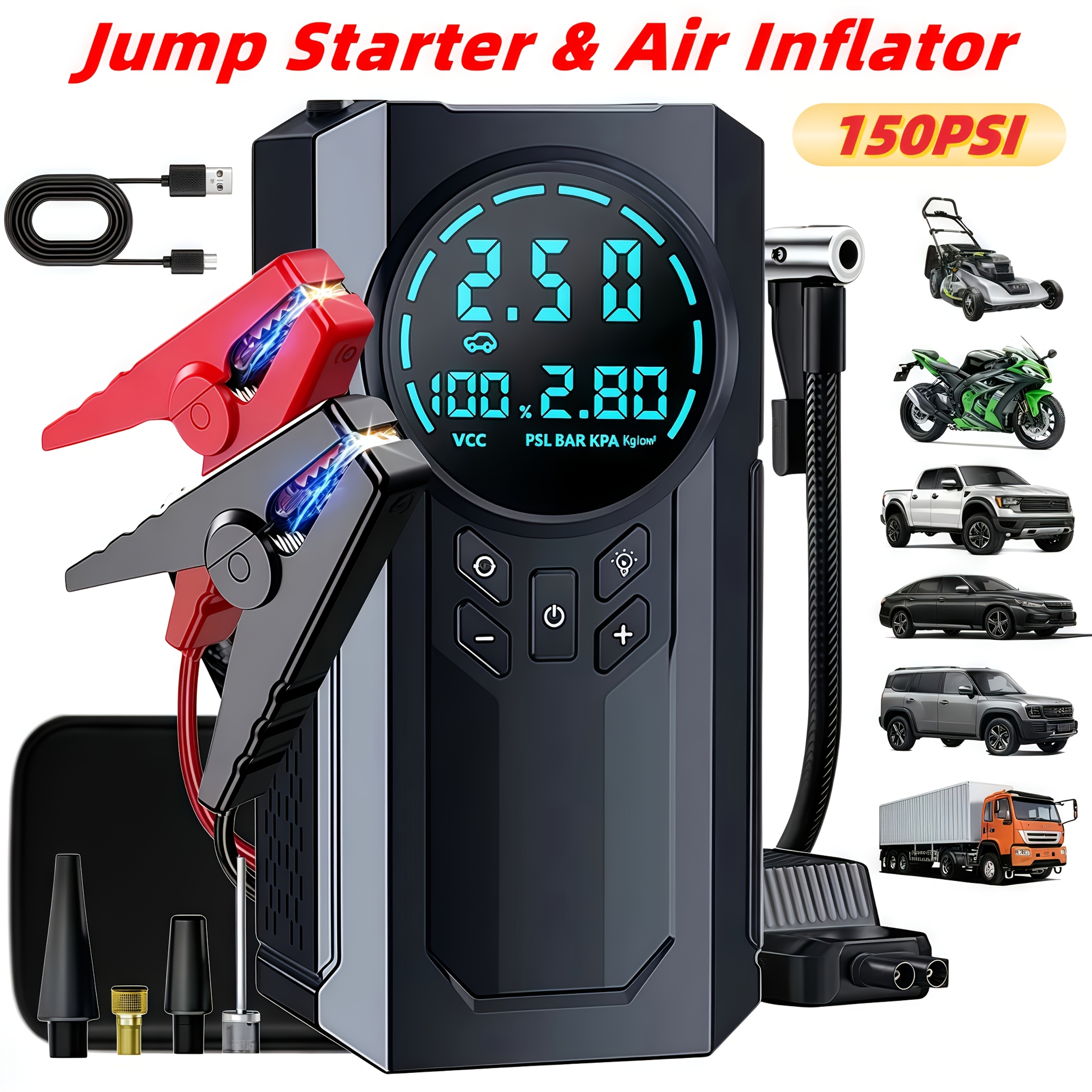 jump starter sold on Temu United States