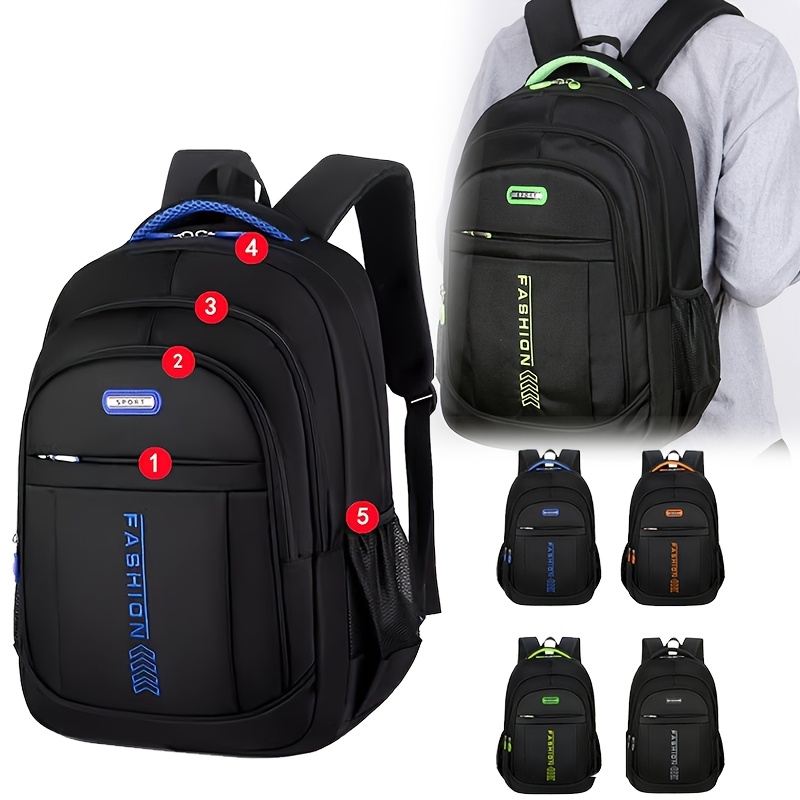 school canvas backpack sold on Temu United States