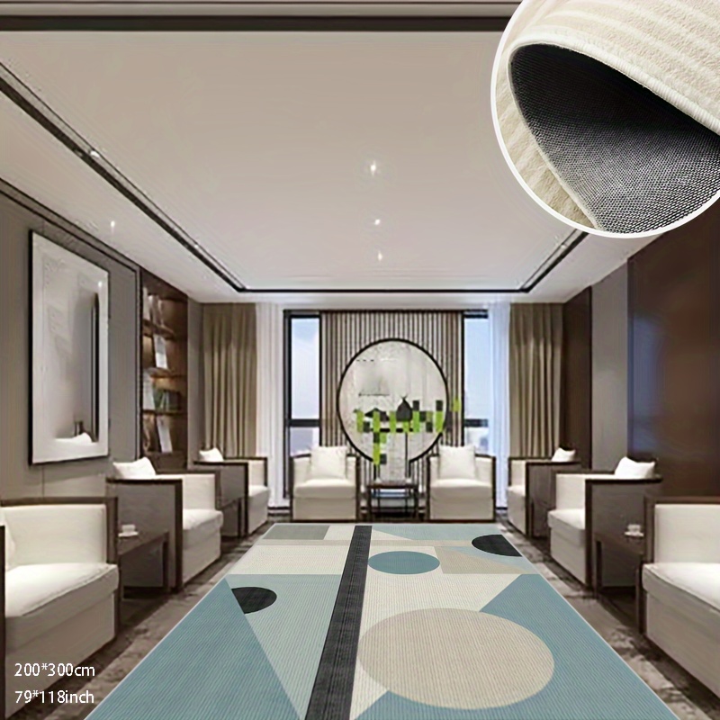 Living Room Bedroom Imitation Cashmere Area Rug Modern - Temu New Zealand