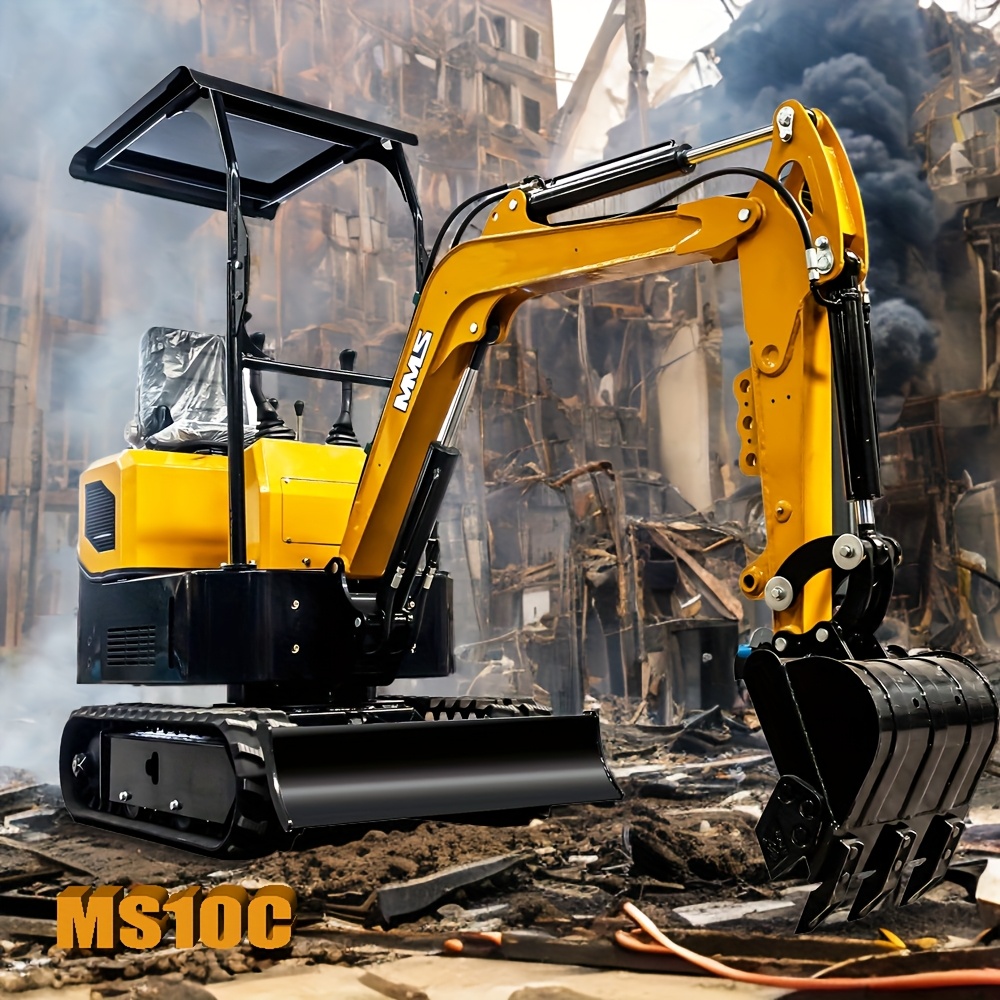 mini excavator sold on Temu United States