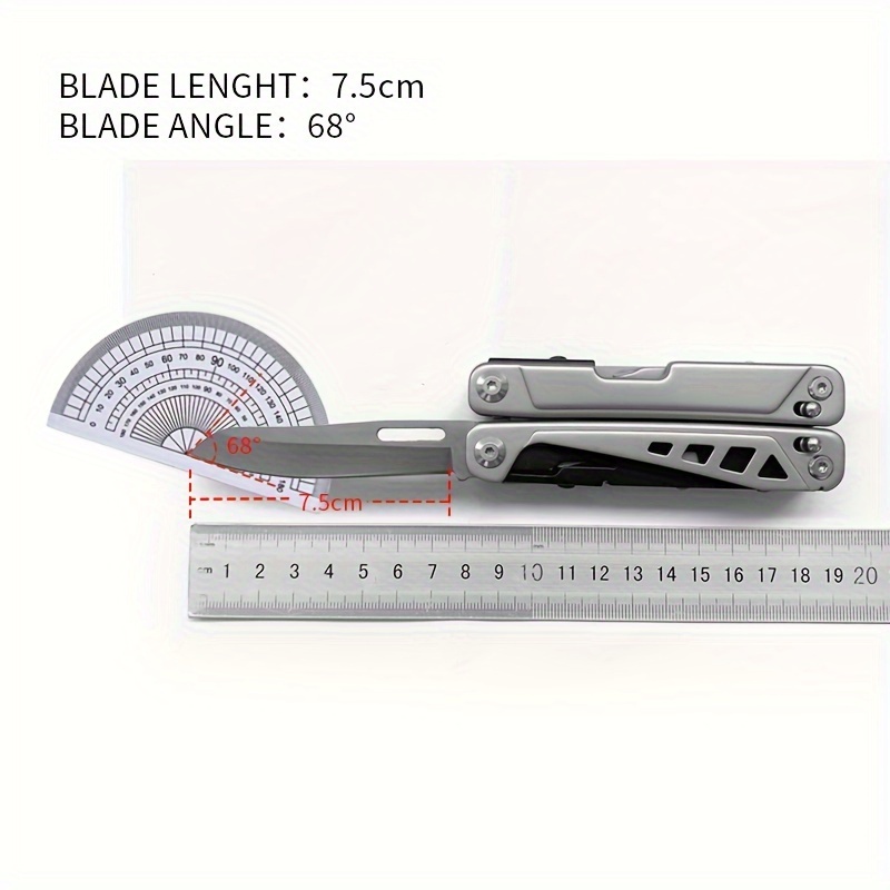 Ghk Multitool 19 in 1 Foldable Knife Scissors Saw Belt Clip - Temu