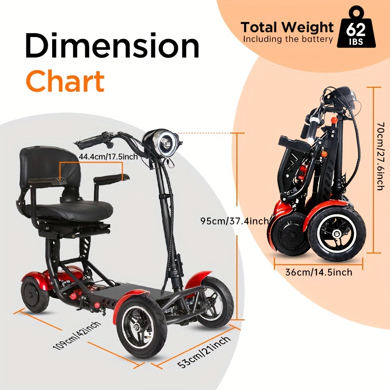 mobility scooters sold on Temu United States