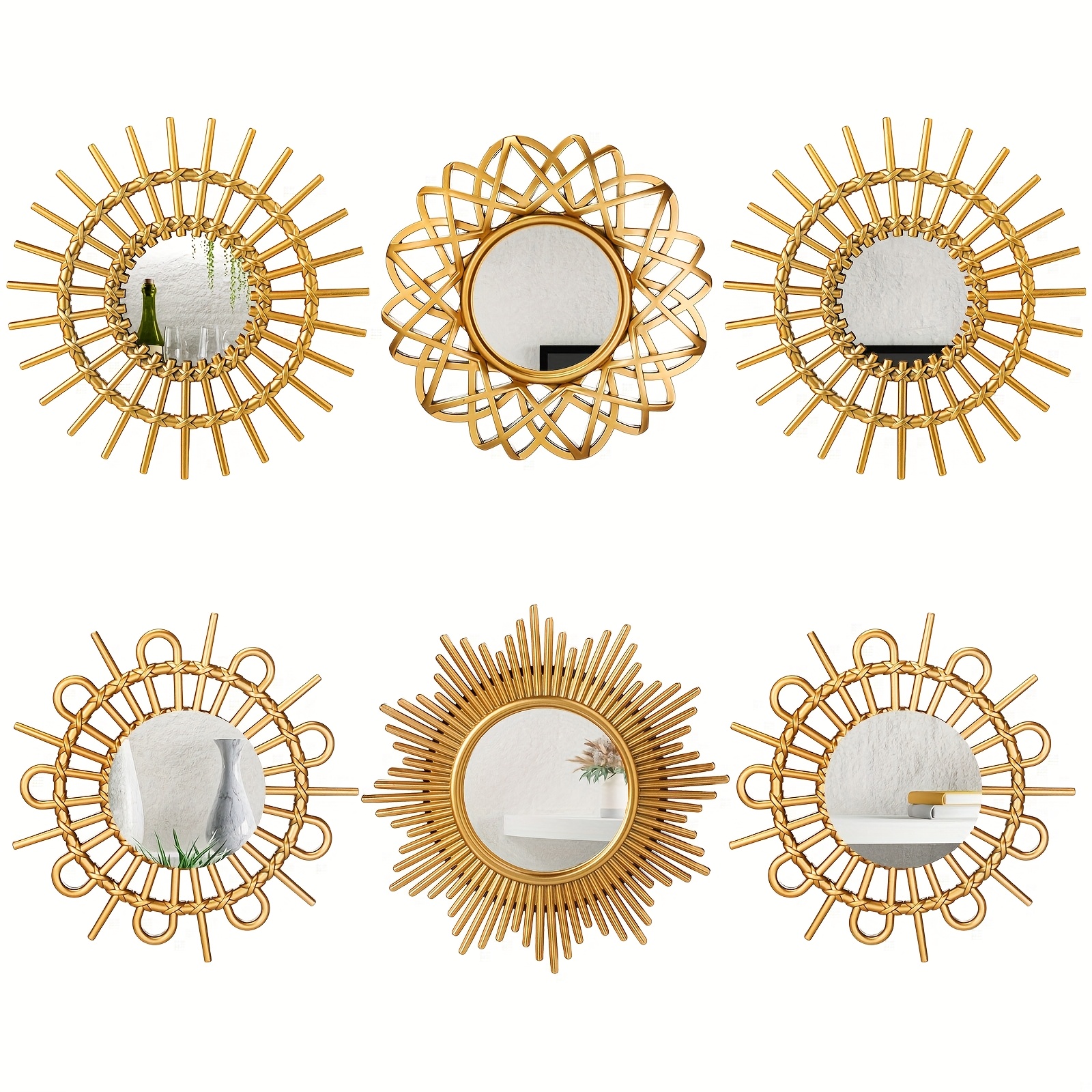 decorative mirrors sold on Temu United States