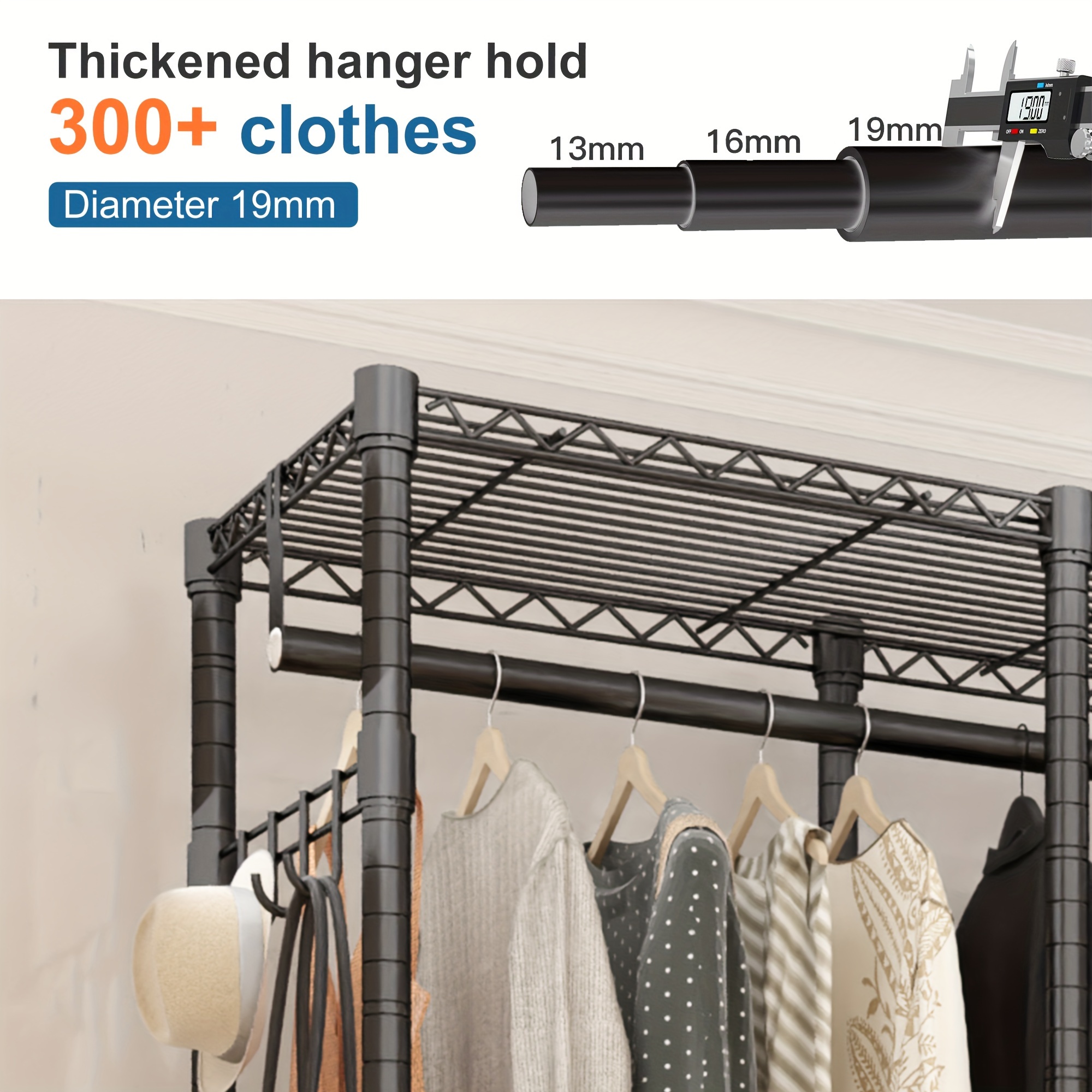 Clothes Rack Clothing Rack Heavy Duty Clothing Racks Hanging - Temu