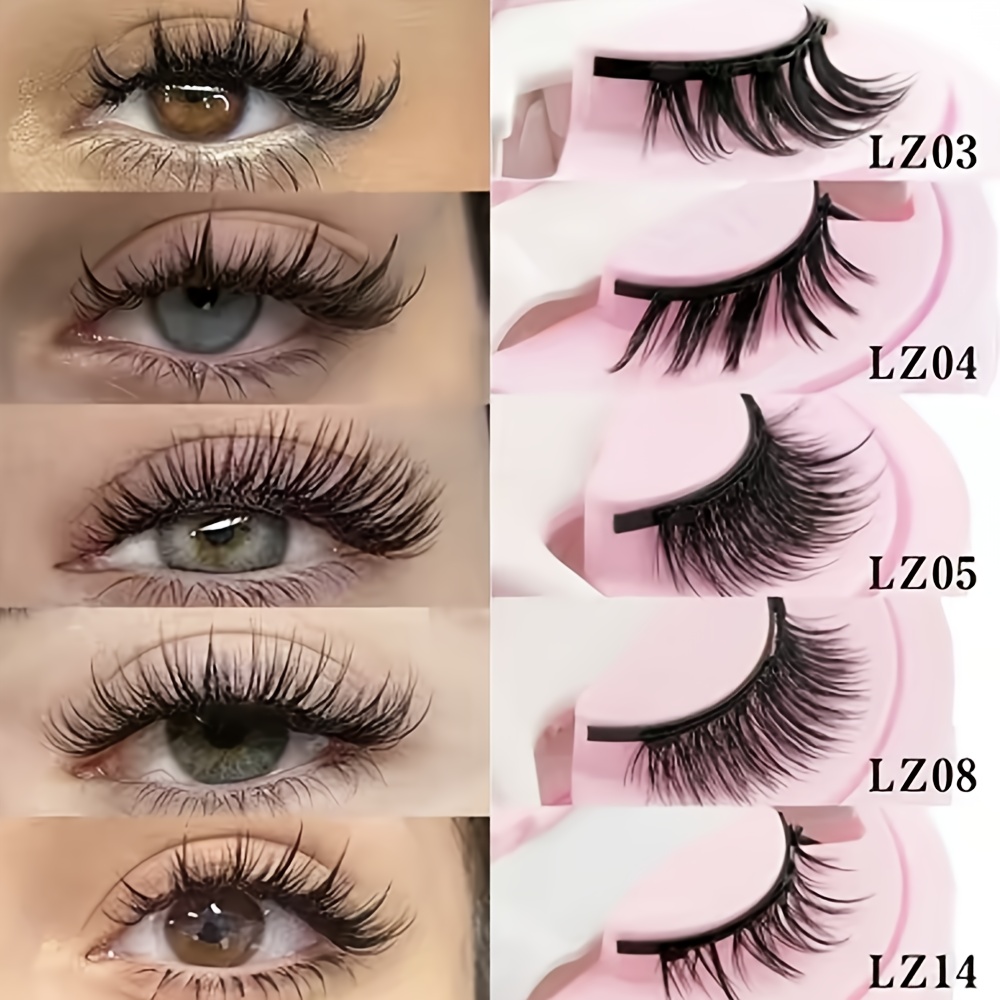 magnetic eyelashes sold on Temu United States