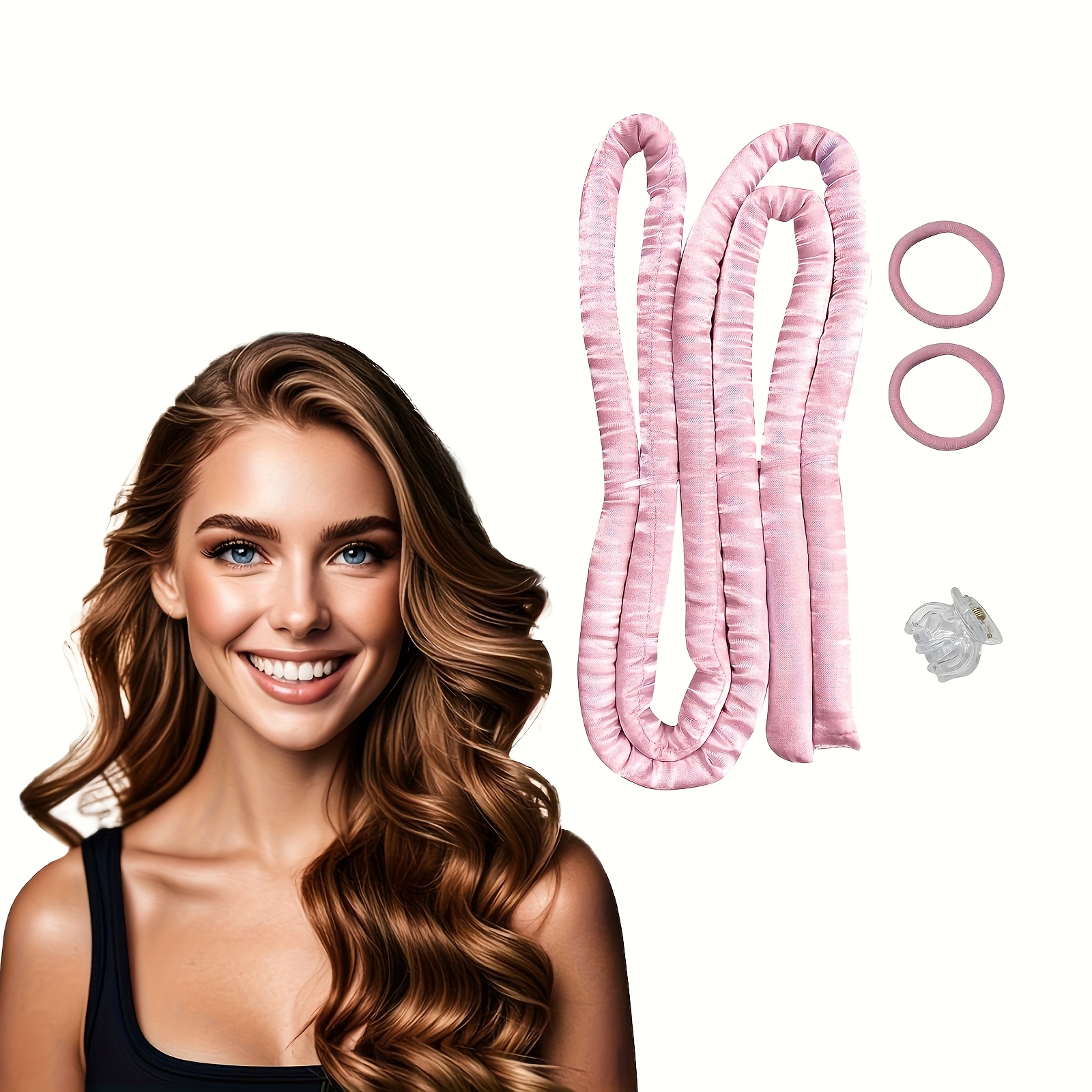 heatless curlers sold on Temu United States