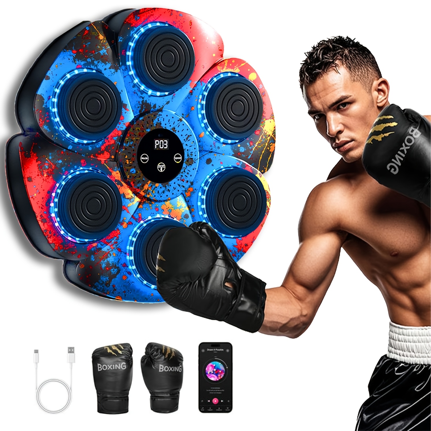 electronic boxing trainer sold on Temu United States