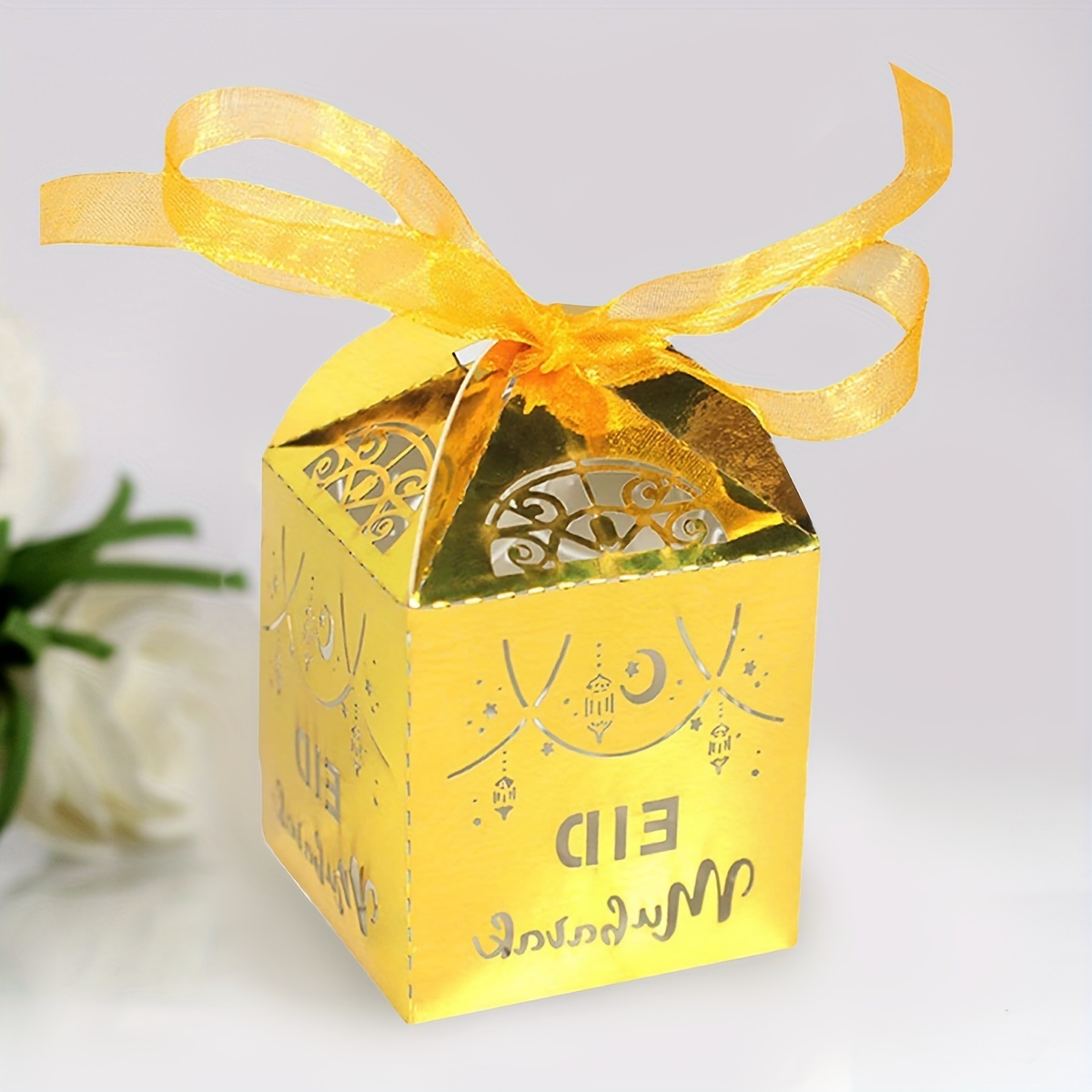 Hollow Candy Packaging Boxes Eid Mubarak A Muslim Festival - Temu Canada
