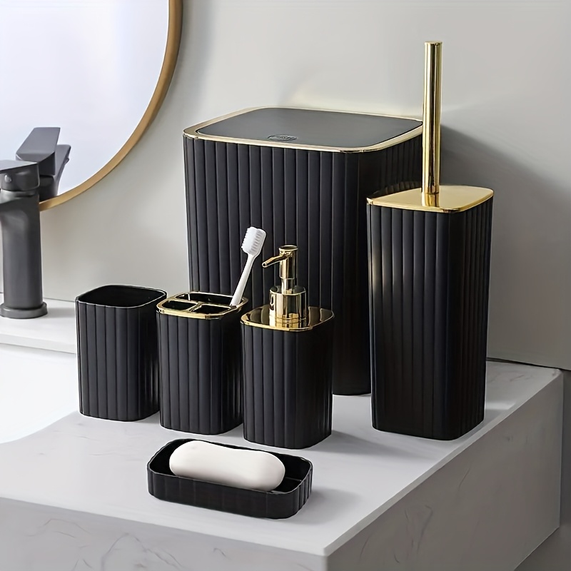 boho bathroom accessories sold on Temu United States