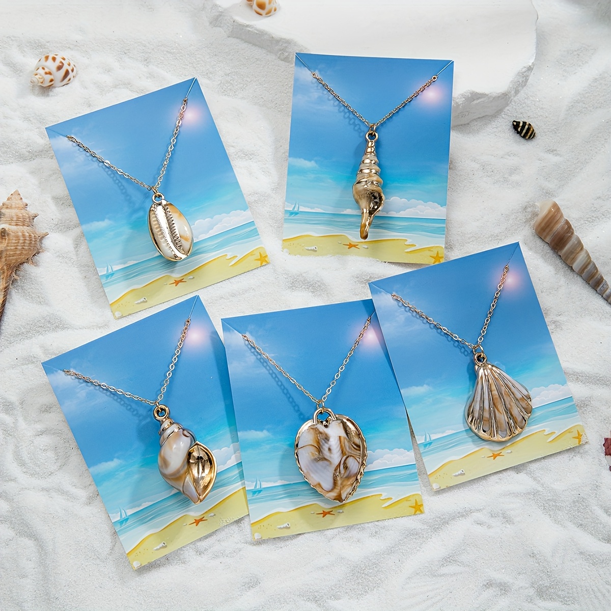 shell necklace sold on Temu United States