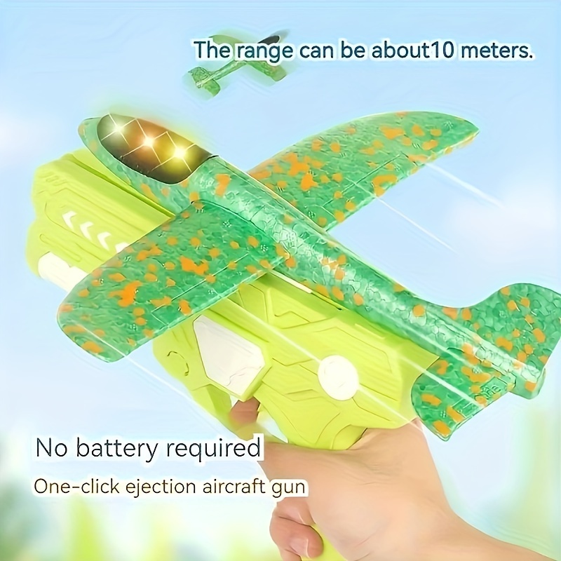 One click Aircraft Launcher Toys Foam Aircraft Catapult Guns - Temu ...
