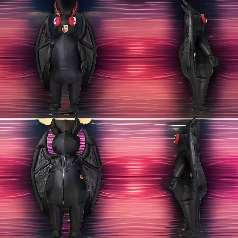 Adorable Funny Creative Inflatable Suit Cool Punk Black Bat - Temu Bahrain
