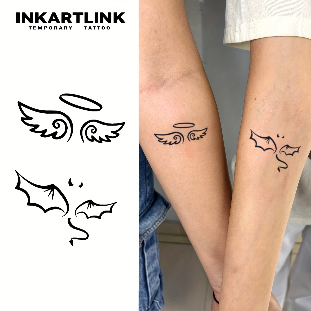 Small simple devil tattoo - Bronctattooaus.com