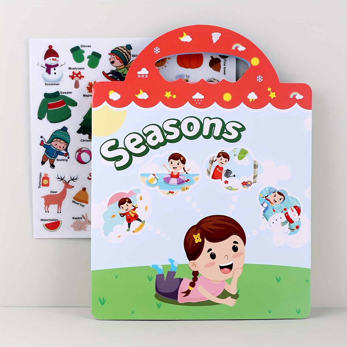 Sticker Book Diy Space Animal Ocean Multi scene Sticker Book - Temu ...