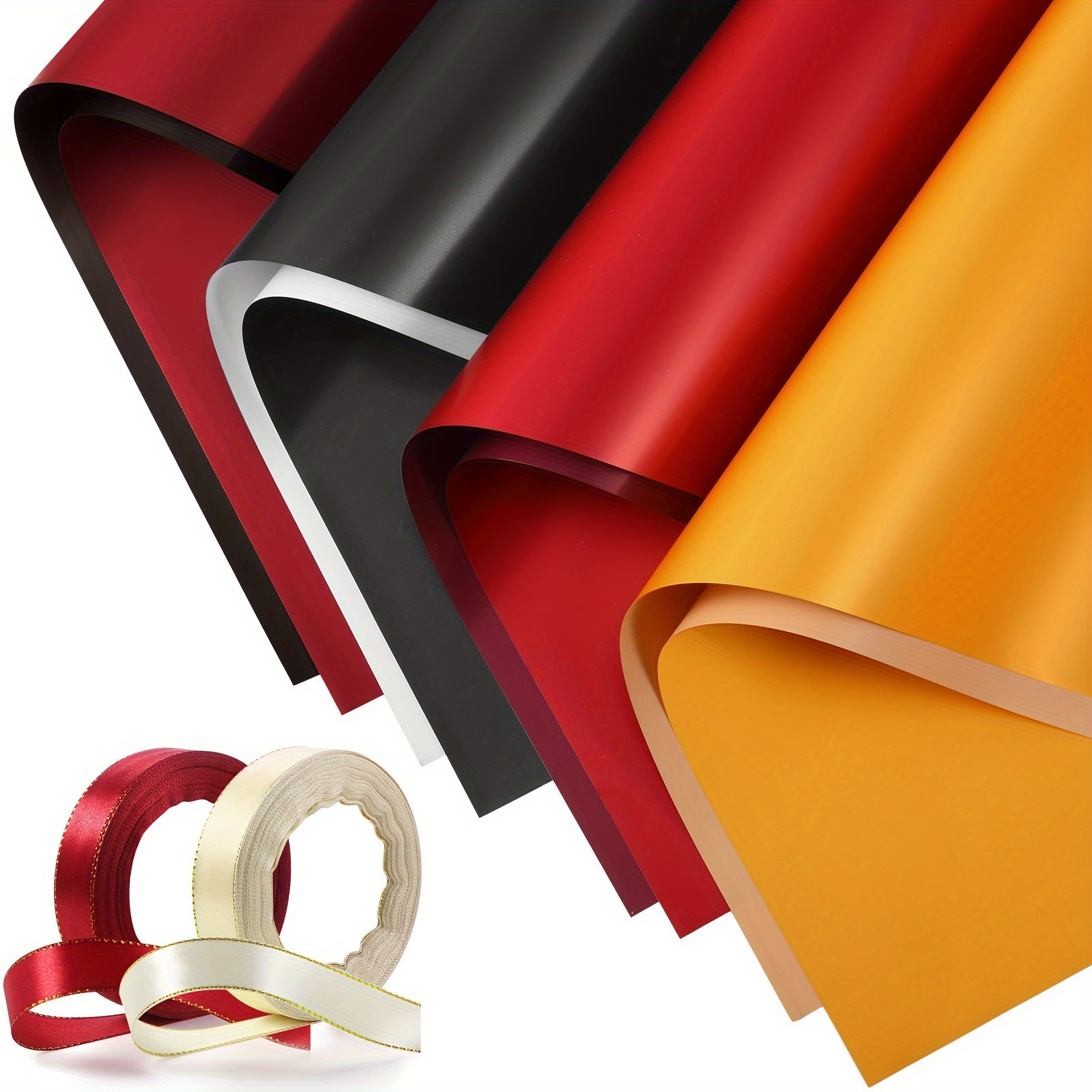 Waterproof Double Color Flower Wrapping Paper Floral Bouquet - Temu