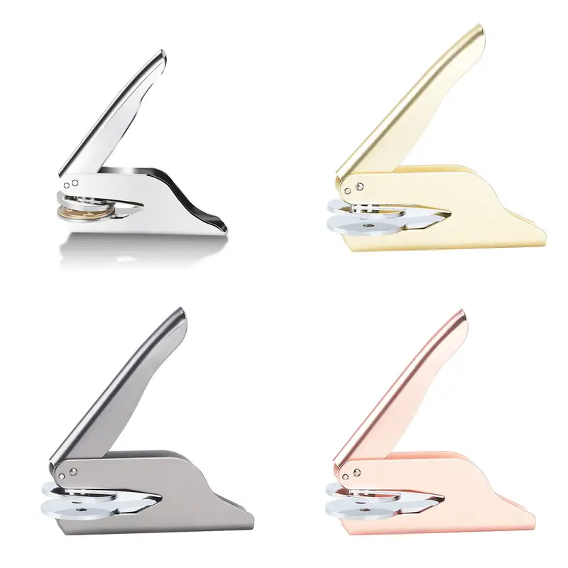 Custom Logo Embosser Seal Stamp Heavy Duty Stainless Steel - Temu Custom Logo Embosser Seal Stamp Heavy Duty Stainless Steel - Temu