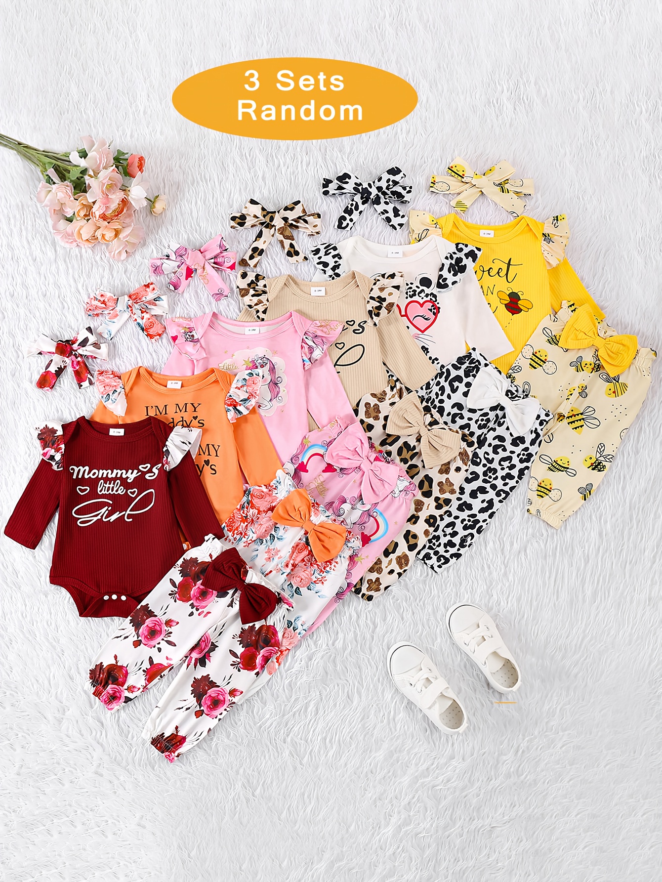 baby girl clothes sold on Temu United States