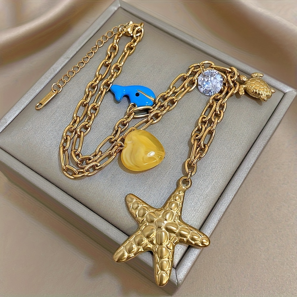 dolphin necklaces sold on Temu United States