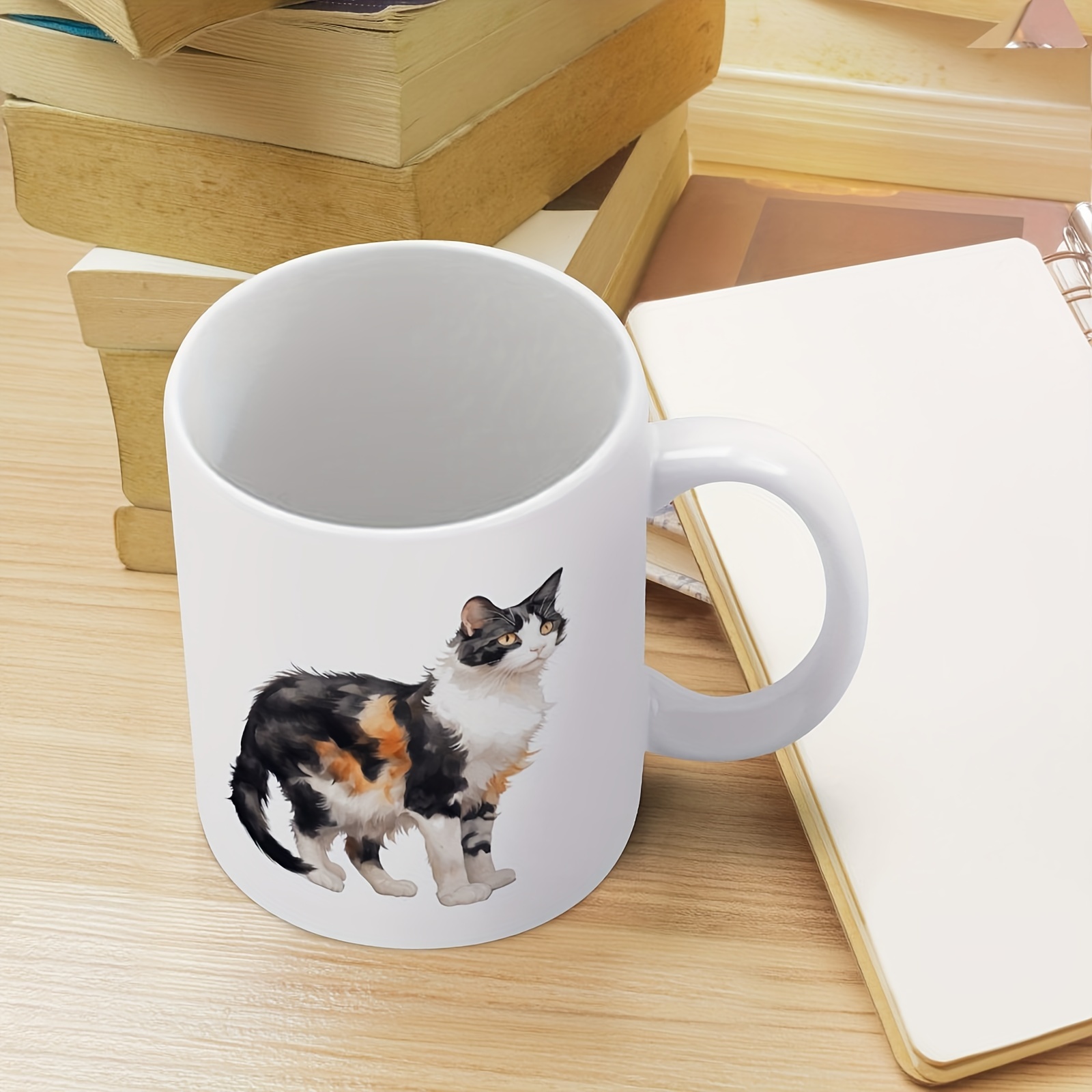 Mug Coffee Mug Watchful Cat Gift Friends Sisters Colleagues - Temu Qatar