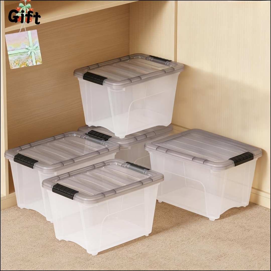 latching storage bins sold on Temu United States